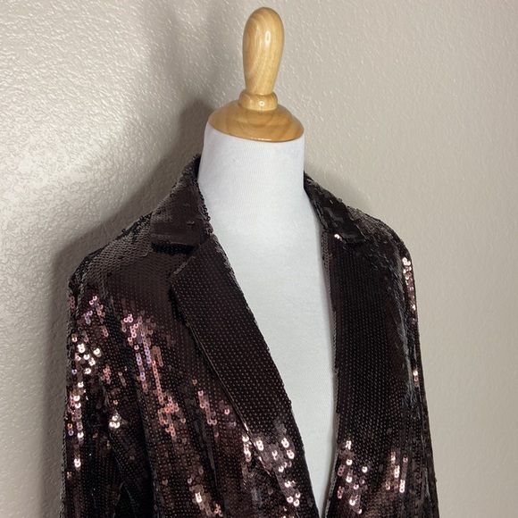 Chico's | Jackets & Coats | Chicos Brand Sequined Tuxedo Jacket ...